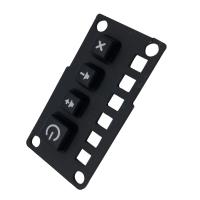 China Custom Waterproof Film Conductive Silicone Rubber Keyboard for sale