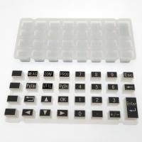 China Hollow Printing Spray Feel Silicone Machine Keyboard Customized for sale