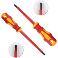 China 7 12 13 Piece 1000V PH PZ Vde Screwdriver Set With Case Slim Electrician Insulated Straight Slotted for sale