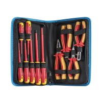 China 22 Pcs Pack Comfortable Soft Grip Handle 1000V VDE Tool Set AC Electric Pliers for sale