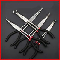 China 0 45 90 Degree Long Reach Snap Ring Pliers Straight 11 In Bent Needle Nose Pliers for sale