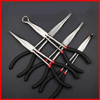China 0 45 90 Degree Long Reach Snap Ring Pliers Straight 11 In Bent Needle Nose Pliers for sale