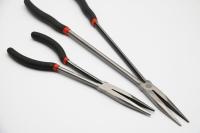 China 45 Degree Angle Needle Nose Pliers Long Reach Bent Chain Nose Pliers 16