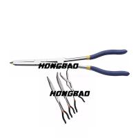 China 13 Inch Long Reach Pliers 2 Piece Double X Joint  Snap Ring External Clip for sale