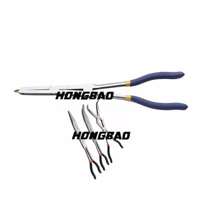 China 13 Inch Long Reach Pliers 2 Piece Double X Joint  Snap Ring External Clip for sale