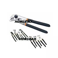 China 8 9.5 Inch 300mm 250mm Water Pump Pliers Wrench Plumper Pipe Press Button Auto Locking D4 for sale