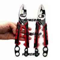 China Combination Slip Joint Pliers With Wire Cutter Spanner Wrench Handle 9-1/2