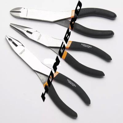 China Long Nose Combination Pliers Special High Leverage Wide Shoulder 200mm 6 8 Inch for sale