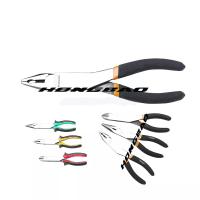 China Long Nose Combination Pliers Special High Leverage Wide Shoulder 200mm 6 8 Inch for sale