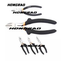 China Steel Insulated Combination Pliers Bright Chrome Dipped Handle 6