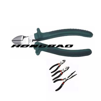 China 240mm 250mm 200mm 6 Inch Side Cutters Diagonal Cutter Pliers Eccentric Joint Eccentricity Drop Forged for sale