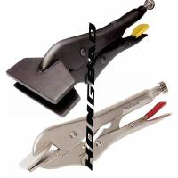 China Flat Jaw Locking Pliers Sheet Metal Bend Form Crimping Vise Grip 8 10'' for sale
