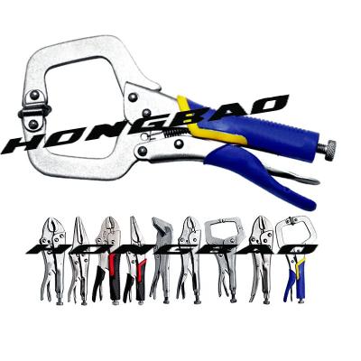 China 6 11 14 18'' Curved Jaw Lock Grip Plier C Type Tool C Clamp Clip Wide Deep for sale