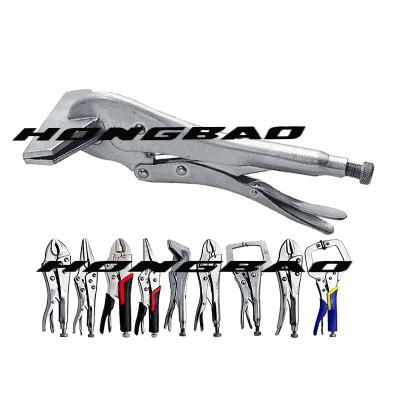 China Flat Jaw Locking Pliers Sheet Metal Bend Form Crimping Vise Grip 8 10'' for sale