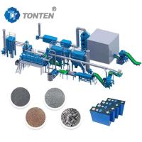 China Car Lithium Ion Battery Crusher Recycling Machinery Processing Line for sale