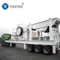 China Mobile Stone Jaw Crusher Line Limestone Crushing Plant With Diesel for sale