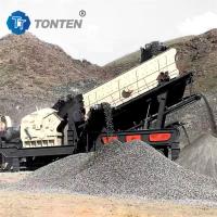 China Mining Stone Mobile Portable Crushing Line Diesel Granite Crusher Plant for sale