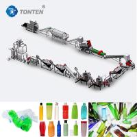 China Plastic Crushing Recycling Production Line Mineral Water Bottle Recycling for sale