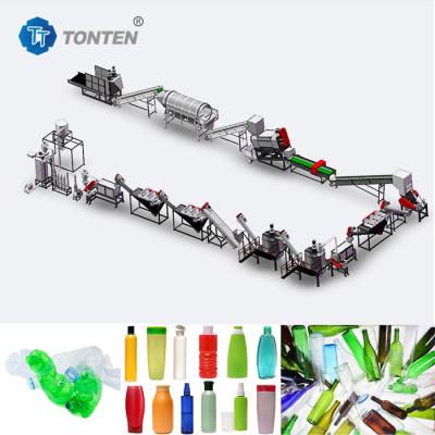 China Plastic Crushing Recycling Production Line Mineral Water Bottle Recycling for sale