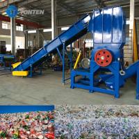 China Waste Plastic Recycle Crusher Line PET Bottle Recycling Plant for sale