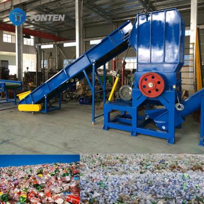 China Waste Plastic Recycle Crusher Line PET Bottle Recycling Plant for sale