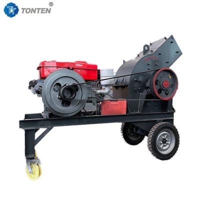 China Hammer Crusher Pebble Concrete Hammer Crusher Machine Diesel Type for sale