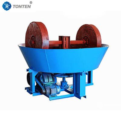 China Gold Mining Wet Pan Gold Mill Ore Crushing Grinding Mill Machine for sale