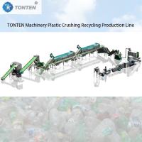 China Plastic PET Bottle Recycling Plant Crusher Washing Production Line 80kw for sale