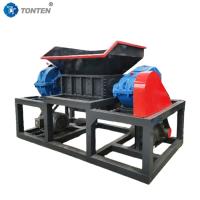 China Organic Waste Shredder Car Shell PE Pipe Shredding Machine Crusher for sale