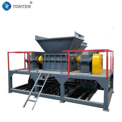 China Waste Timber Wood Double Shaft Shredder Machine Manufacturer Automatic for sale