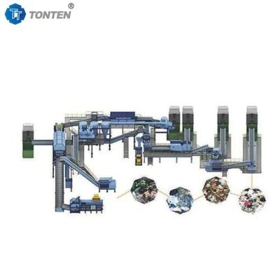 China Solid Garbage Waste Separation Plant Separating Domestic Recycling Sorting Plant for sale