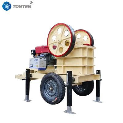 China Diesel Mobile Jaw Crusher Concrete Stone Crusher Machine For Mineral for sale
