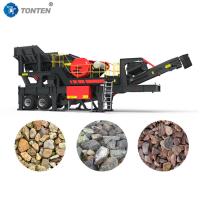 China Mobile PE250x400 Jaw Crusher Mining Stone Jaw Crusher With Conveyor for sale