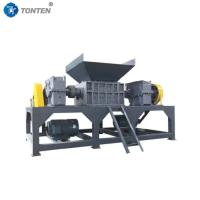 China Solid Waste Shredder Iron Wood Pallet Double Shaft Crusher Machine Automatic for sale