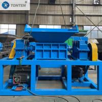 China Heavy Duty Double Shaft Shredder Automatic Woods Steel Grinding Shredder Machine for sale