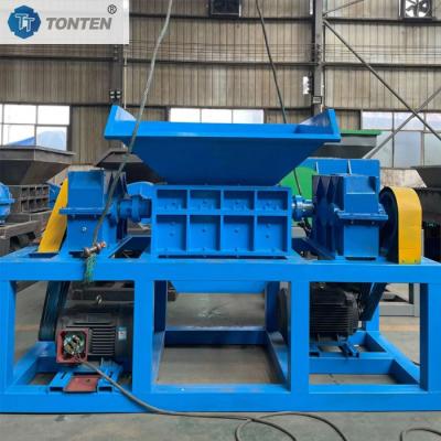 China Heavy Duty Double Shaft Shredder Automatic Woods Steel Grinding Shredder Machine for sale