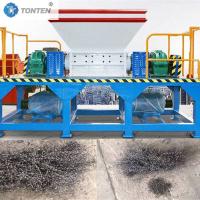 China High Capacity Durable Build Double Shaft Shredder For Wood Processing Industry for sale