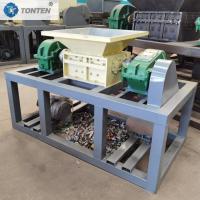 China Wood Cardboard Circuit Board Zinc Double Shaft Shredder Machine for sale