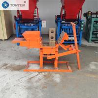 China Low Price Red Clay Interlocking Compressed Earth Block Brick Making Machine for sale
