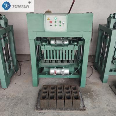 China Semi-automatic Block Molding Machine PLC Control System Brick Machine for sale