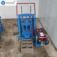 China Tonten Small Model Packing Cement Block Concrete Brick Making Machine for sale