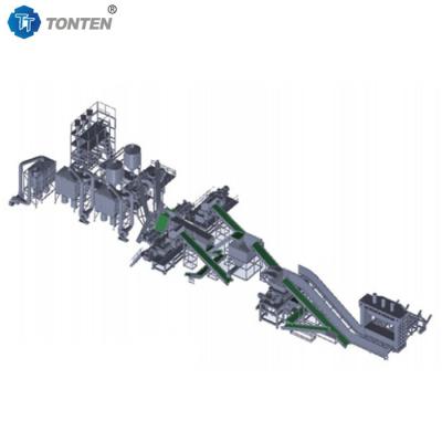 China Whole Tire Crusher Recycling Plant Rubber Powder Production Machine for sale