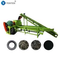 China OTR Truck Scrap Tyre Recycling Plant Tire Crusher Rubber Powder Machine for sale