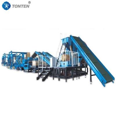 China High-Efficiency Fully Automatic Tyre Rubber Recycling Line with Low Noise for sale
