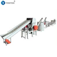 China Plastic Bottle Recycling PET Plastic Bottle Crusher Cleaning Line Technology for sale
