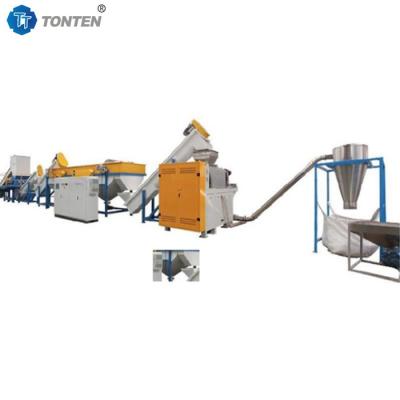 China Plastic Recycling Hot Washing Line PET Bottle Crushing Recycling Plant for sale