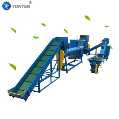China PET Plastic Crushing Recycling Production Line Pet Bottle Washing for sale