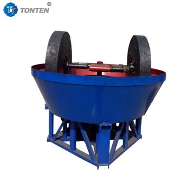 China Gold Mill Grinding Machine Silver Zinc Gravity Separator Wet Pan Mill for sale