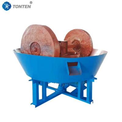 China Rollers Wet Pan Grinding Mill Ore Gold Grinding Mineral Mill Machine for sale