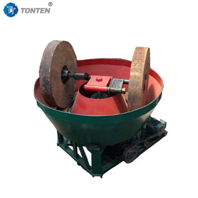 China Mineral Iron Ore Gold Silver Wet Pan Mill Gold Grinding Mill Machine for sale